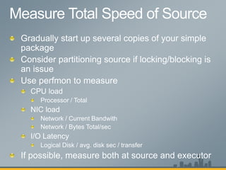 SQL Server Integration Services Best Practices | PPT