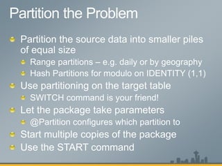 SQL Server Integration Services Best Practices | PPT
