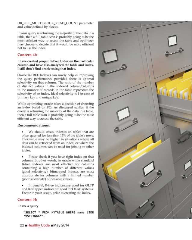 Db performance optimization with indexing | PDF