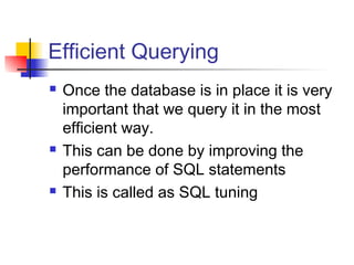 Database Modeling presentation | PPT