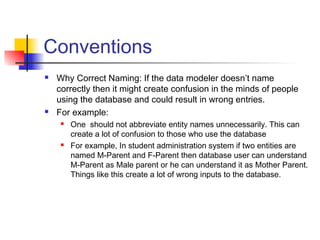Database Modeling presentation | PPT