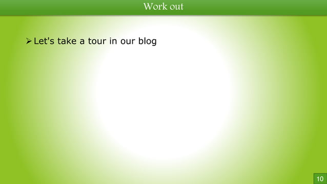 Blog - An Online blogging project | PPTX | Web Development | Internet