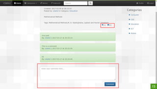 Blog - An Online blogging project | PPTX