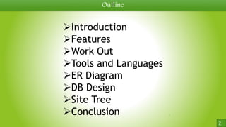 Blog - An Online blogging project | PPTX