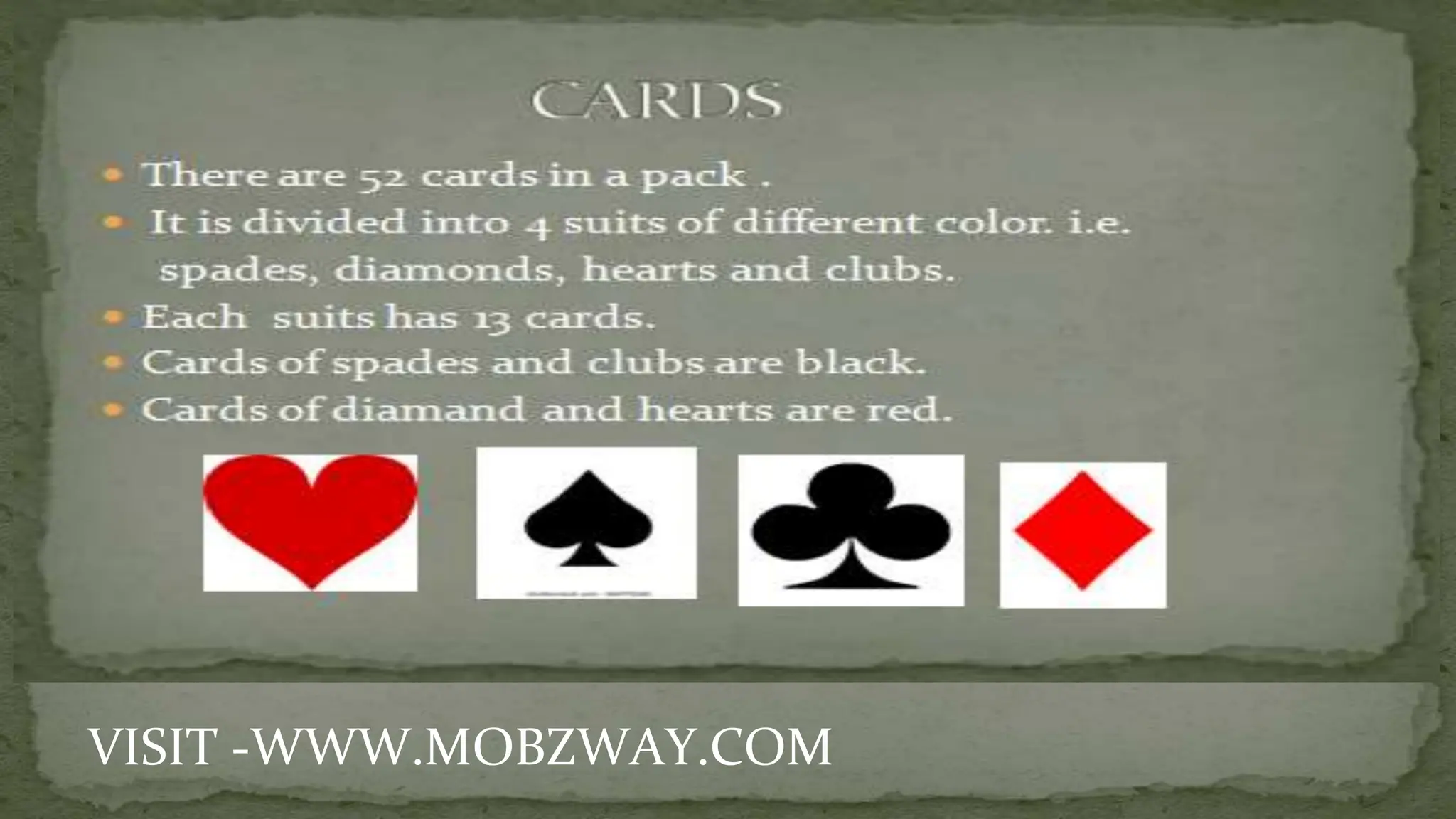 PLAYING CARDS | PPTX