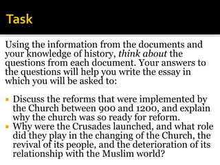 DBQ - Crusades | PPT