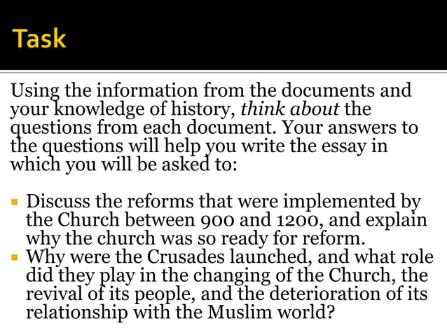 DBQ - Crusades | PPT