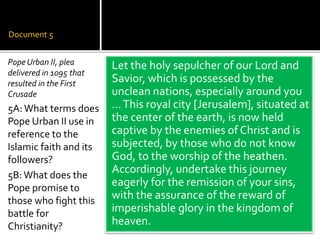 DBQ - Crusades | PPTX