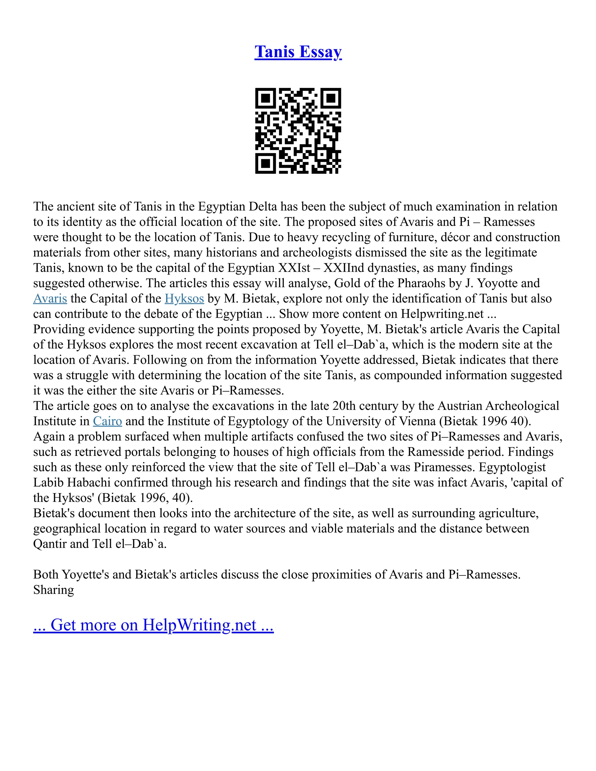 Dbq Ancient Egypt | PDF