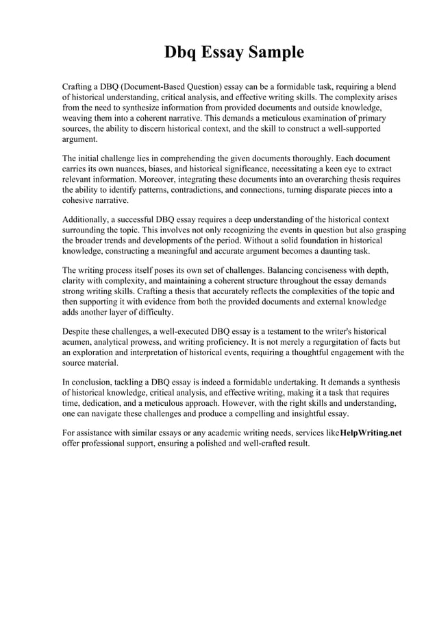 Dbq Essay Sample.pdf