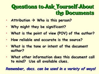 How to Do the DBQ! | PPT
