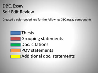 DBQ Instructions | PPTX