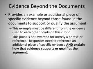 DBQ Guidelines | PPTX