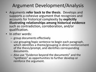 DBQ Guidelines | PPTX