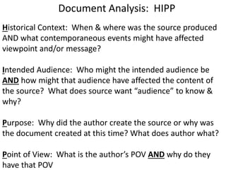 DBQ Guidelines | PPT