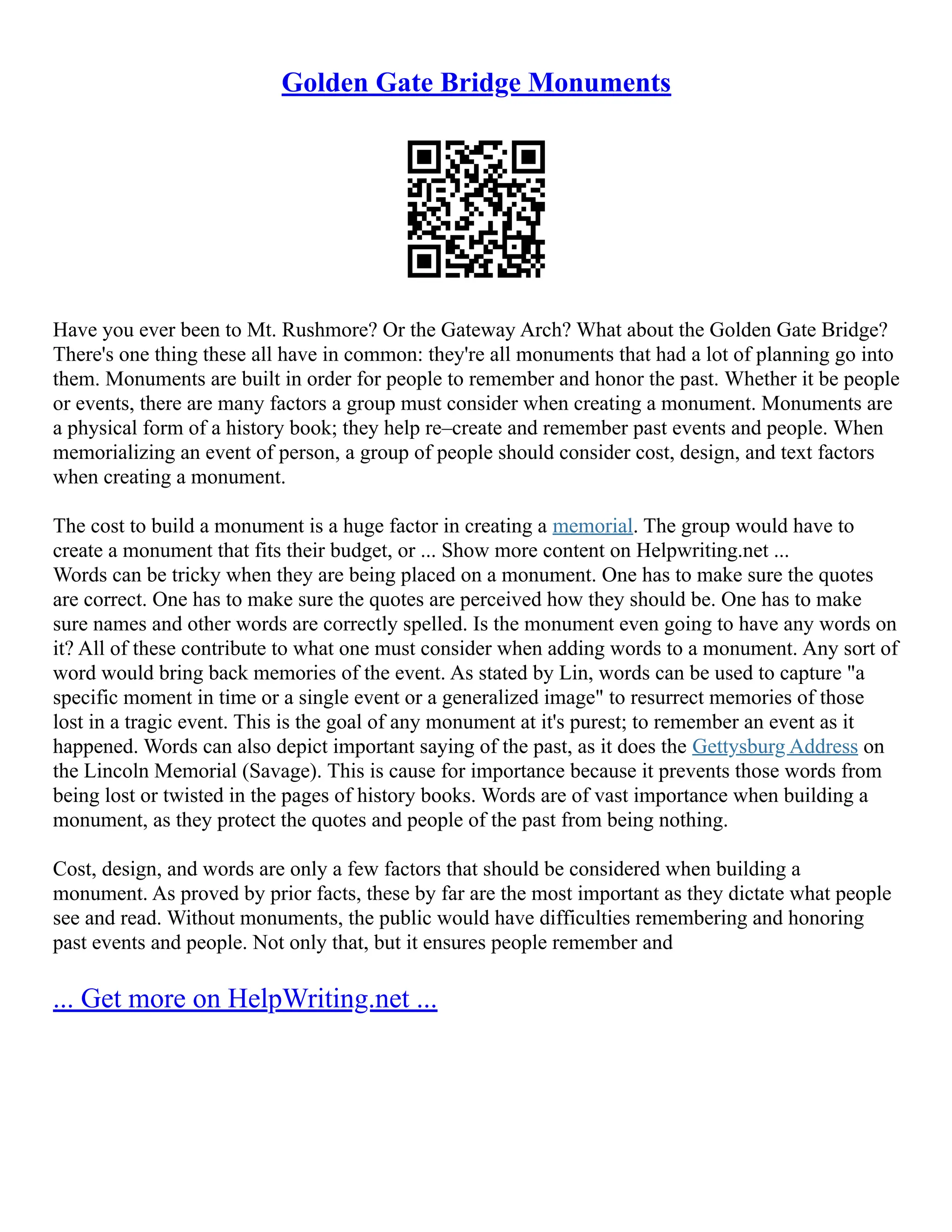 Dbq Monument | PDF
