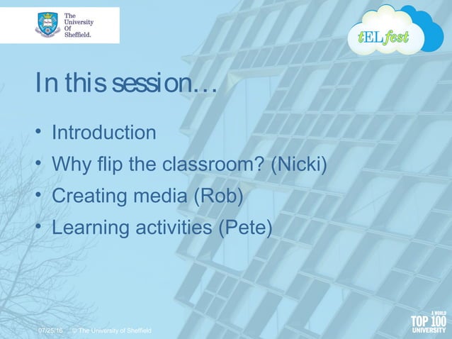Flipped Learning Workshop | PPT