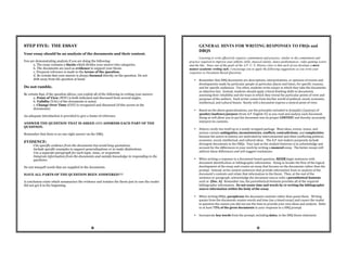 Dbq writing packet | PDF