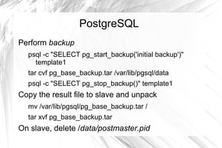 Database Replication | ODP