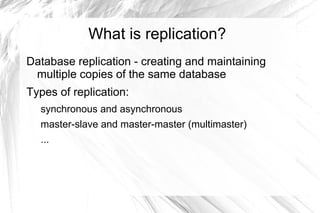 Database Replication | ODP