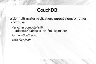 Database Replication | ODP