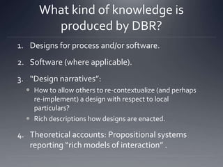 Design-based research: an introduction | PPTX