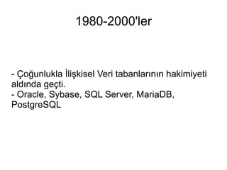 veri tabanları . sql vs nosql | PDF