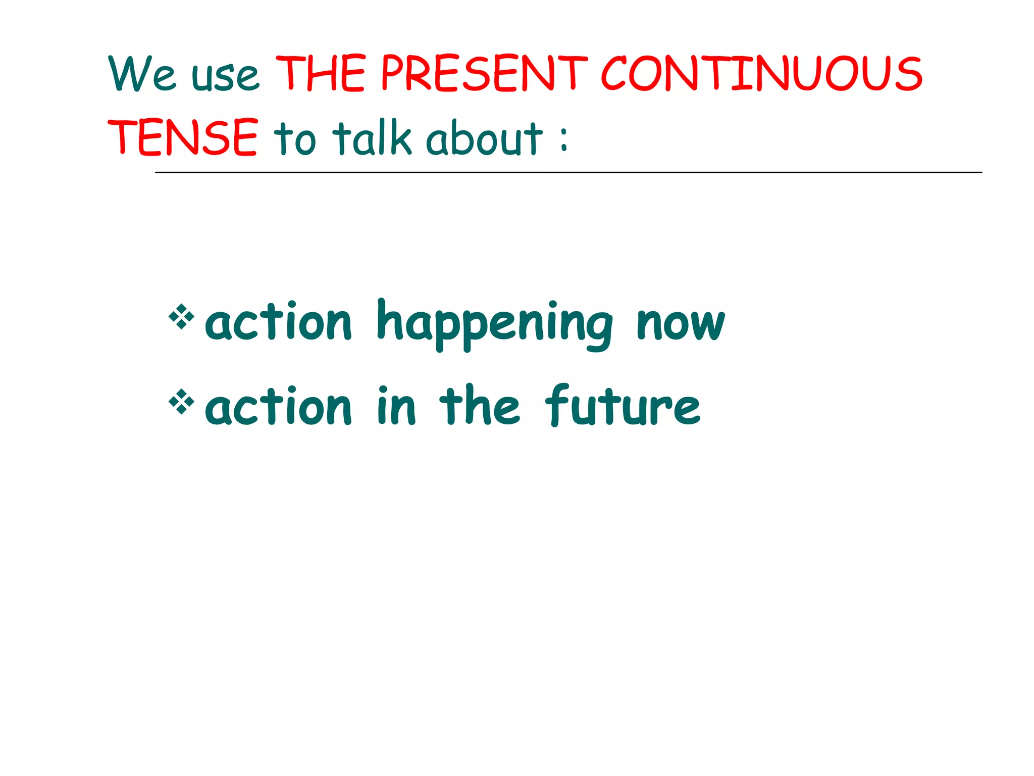 Continuous Tense | PPT