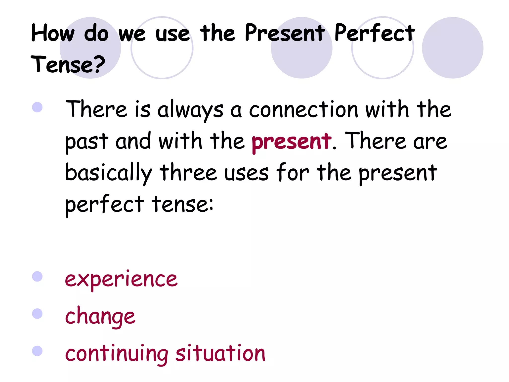 Perfect Tenses | PPT