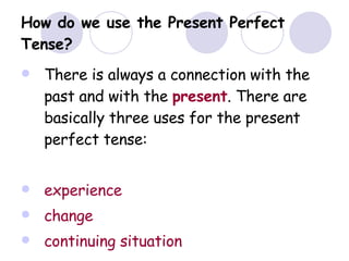 Perfect Tenses | PPT