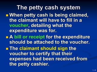 Dbs3024 biz trx week 6 petty cash | PPT