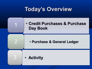 Dbs1034 biz trx week 8 purchases day book and ledger | PPT