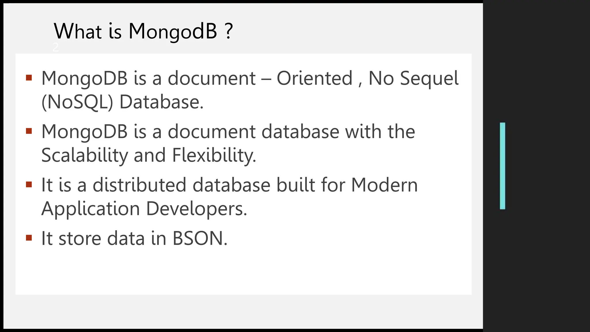 MongoDB | PPT