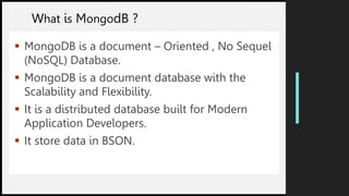MongoDB | PPT