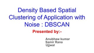 DBSCAN | PDF | Databases | Computer Software and Applications