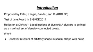 DBSCAN | PDF | Databases | Computer Software and Applications