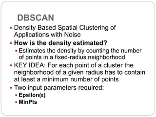 Dbscan | PPTX