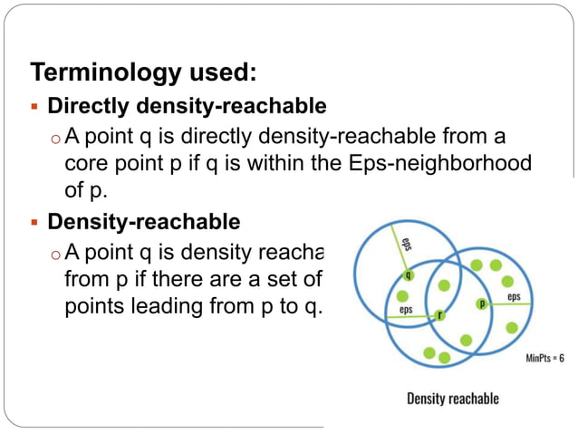 Dbscan | PPTX | Databases | Computer Software and Applications