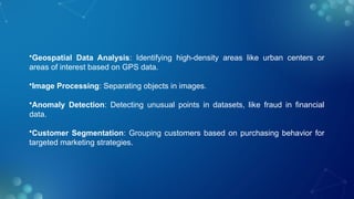 Density-Based Spatial Clustering of Applications with Noise (DBSCAN) | PPT