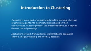 Density-Based Spatial Clustering of Applications with Noise (DBSCAN) | PPT