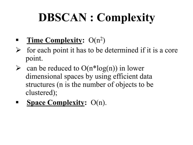 Dbscan algorithom | PPTX