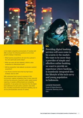 Case study: DBS's digitalization in Southeast Asia | PDF