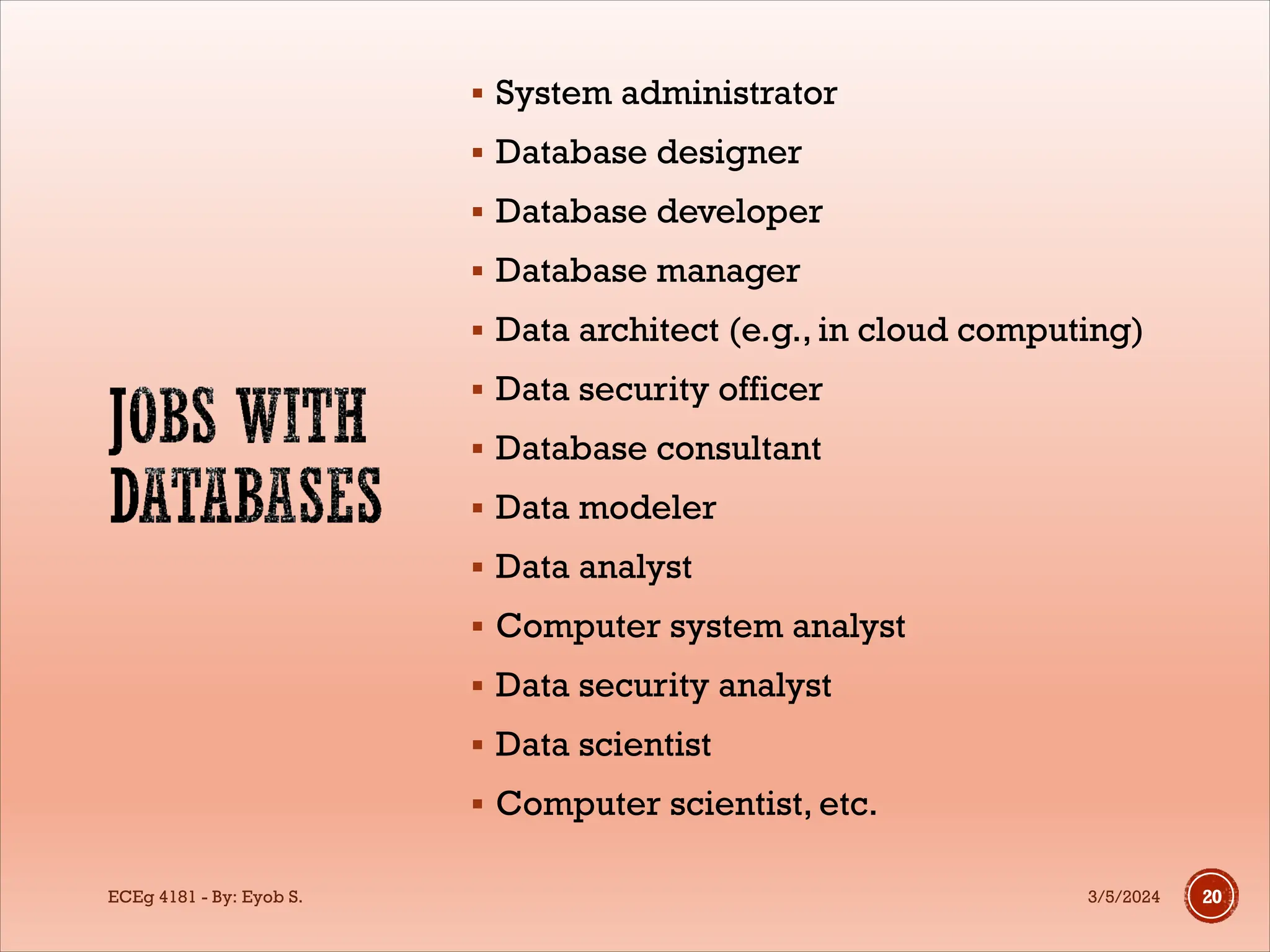 Chapter One: Introduction to Database Systems | PPT