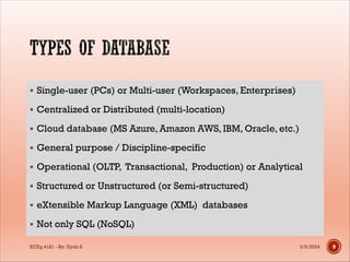 Chapter One: Introduction to Database Systems | PDF