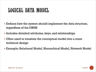 Chapter Two: Database System Concepts and Architectures | PDF