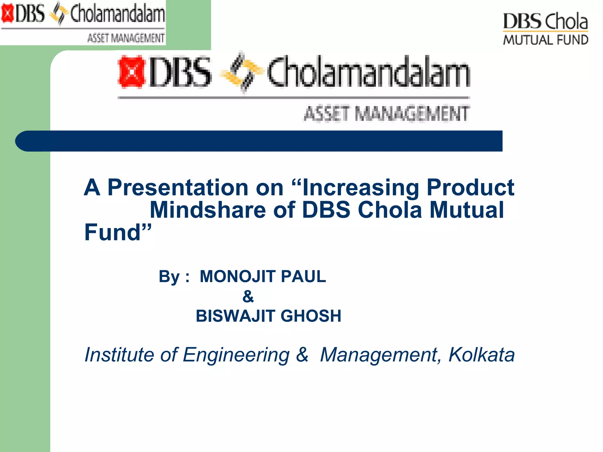 Mutual Fund project ppt | PPT