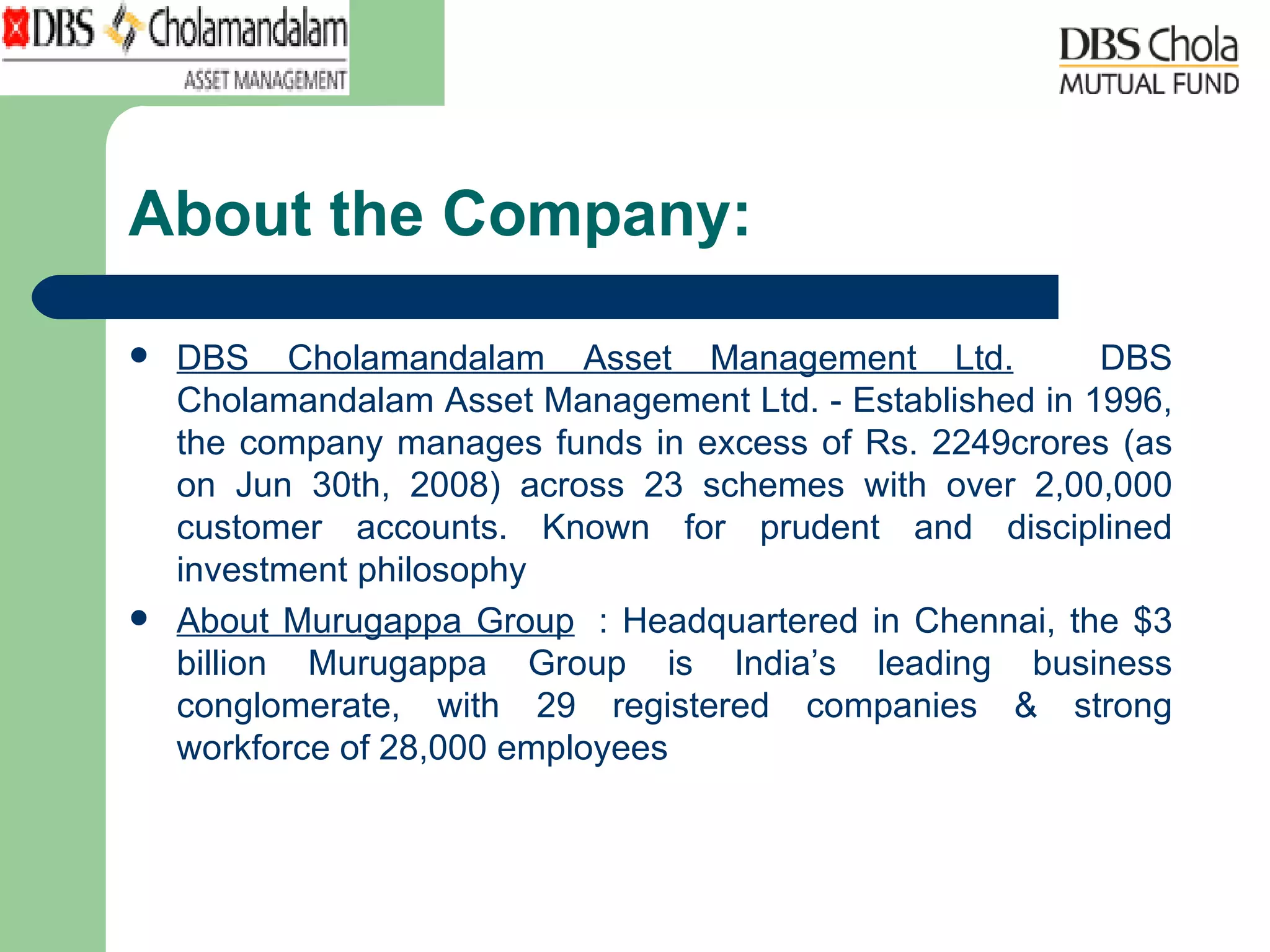 Mutual Fund project ppt | PPT