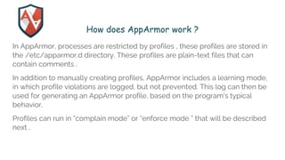 Db Security Seminar AppArmor | PPT