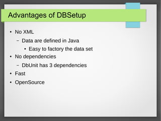 DbSetup | ODP | Databases | Computer Software and Applications