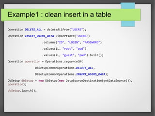 DbSetup | ODP | Databases | Computer Software and Applications
